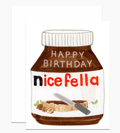 Nutella Birthday Card