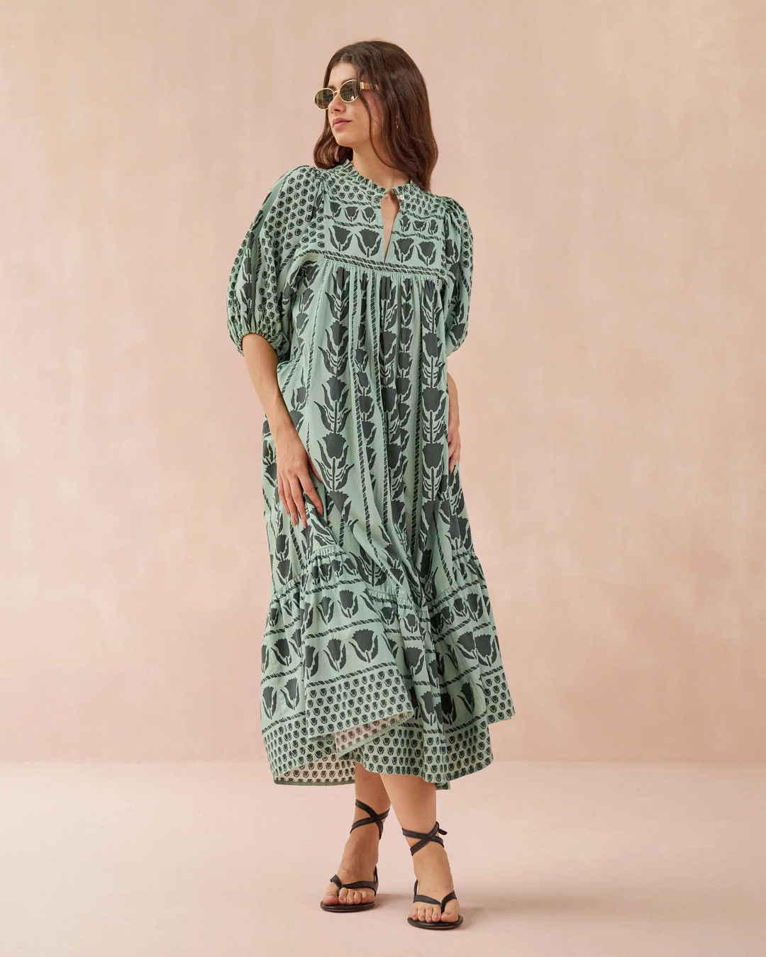Reya Willow Wren Midi Dress – Coastal Closet